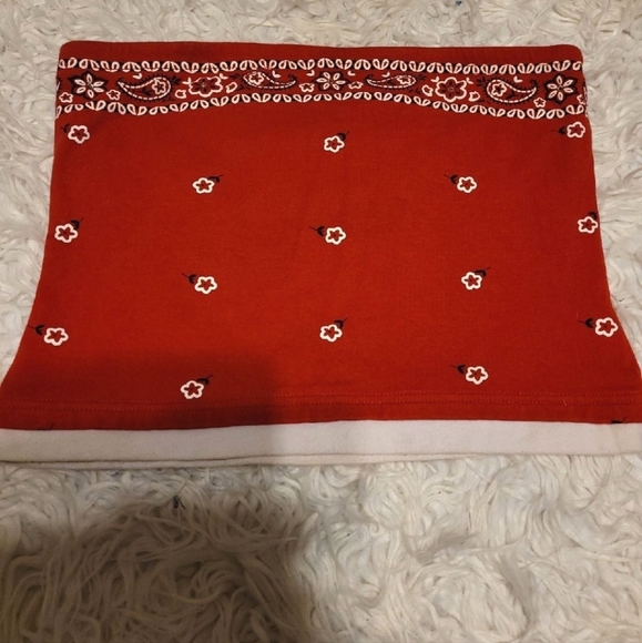 Energie | Tops | Sale Red Western Tube Top | Poshmark